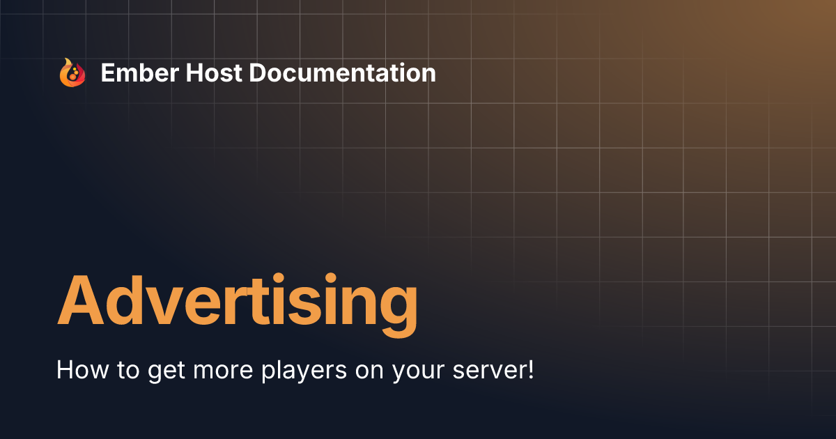 Advertising | Ember Host Documentation